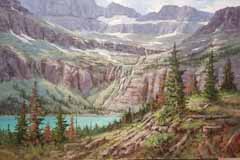 Glacier National Park Original Oil Paintings by Mark Ogle